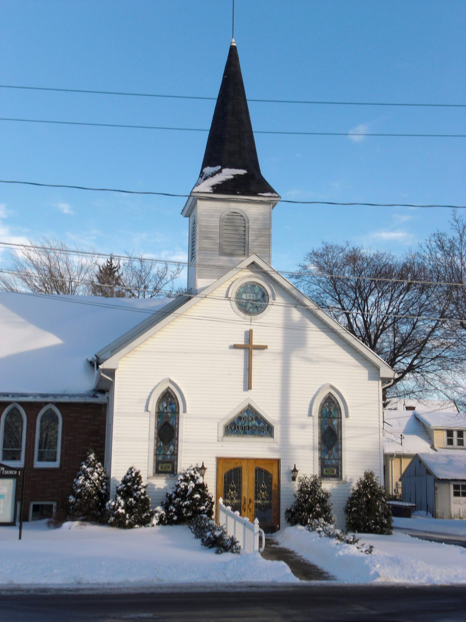 Front of Church – Zion Lutheran Church